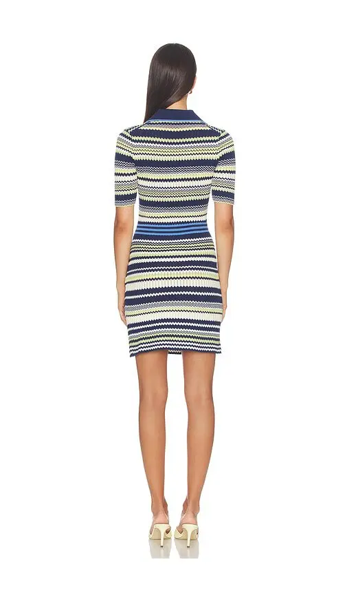 Simkhai Lira Polo Wrap Mini Dress In Multi