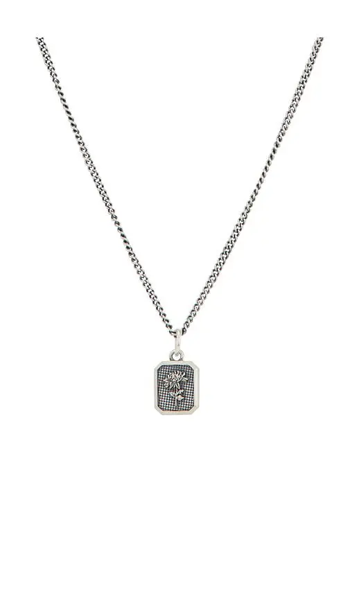 SERGE DENIMES Chrysanth Necklace In Metallic