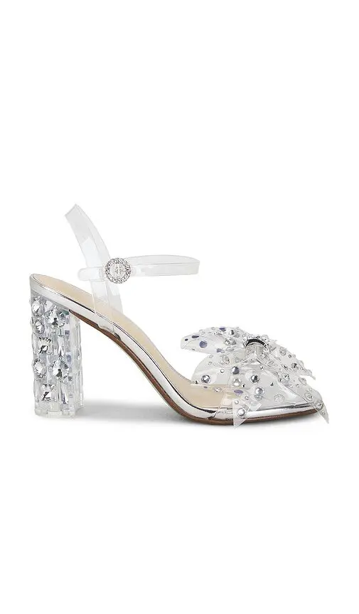Steve Madden X Betsey Johnson Pratt Sandal In Metallic - Silver