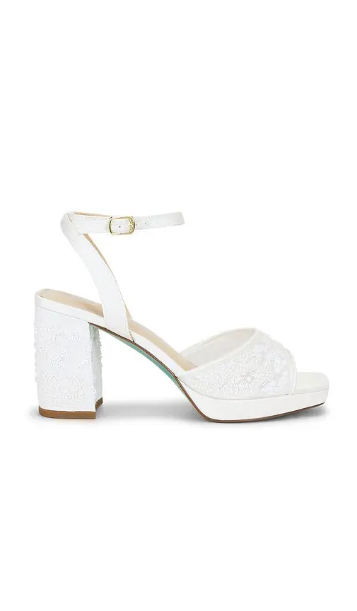 Steve Madden X Betsey Johnson Embellished Block Heel Pumps