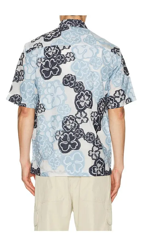 Nn07 Freddy Short Sleeve Shirt 50075 In Blue