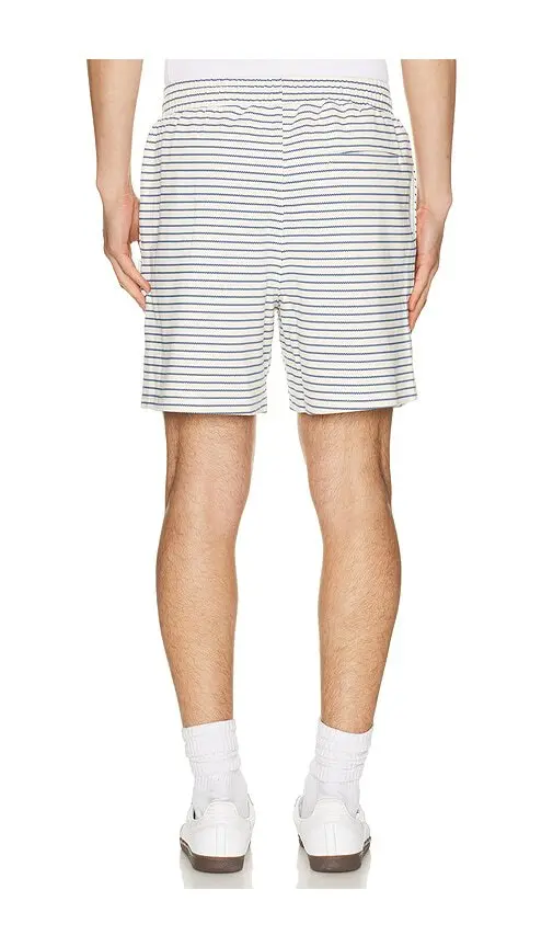 BOUND Stripe Jacquard Shorts In Blue