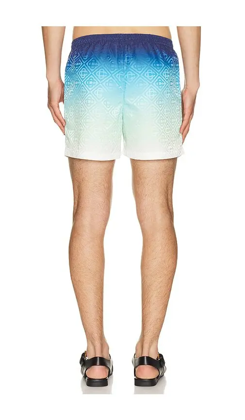 Casablanca Jacquard Swim Shorts In Multi