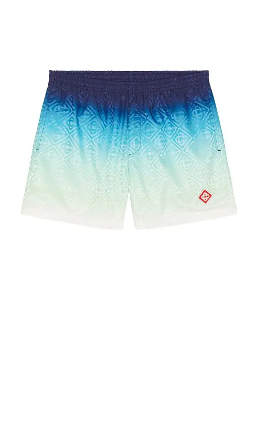 Casablanca Jacquard Swim Shorts In Multi