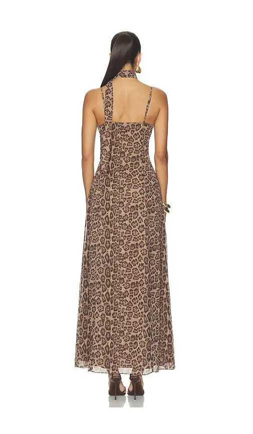 Superdown Marleigh Maxi Dress In Brown