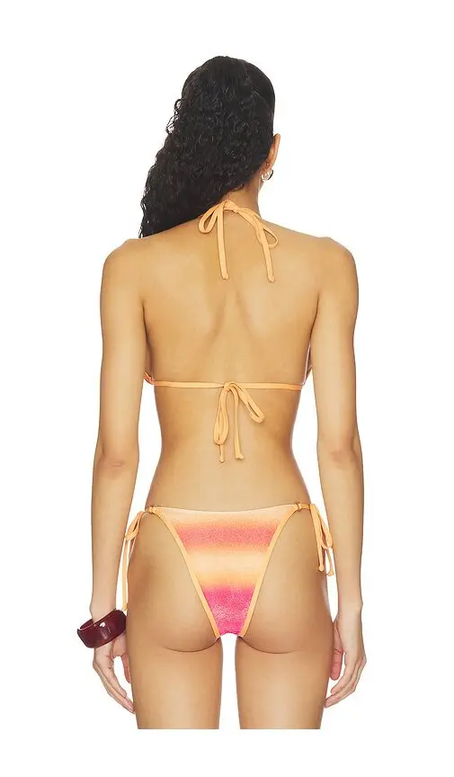 L*Space Banning Bikini Top In Orange