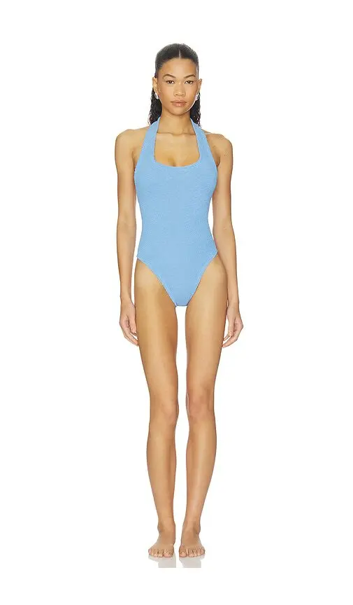 Hunza G Sandy One Piece In Baby Blue