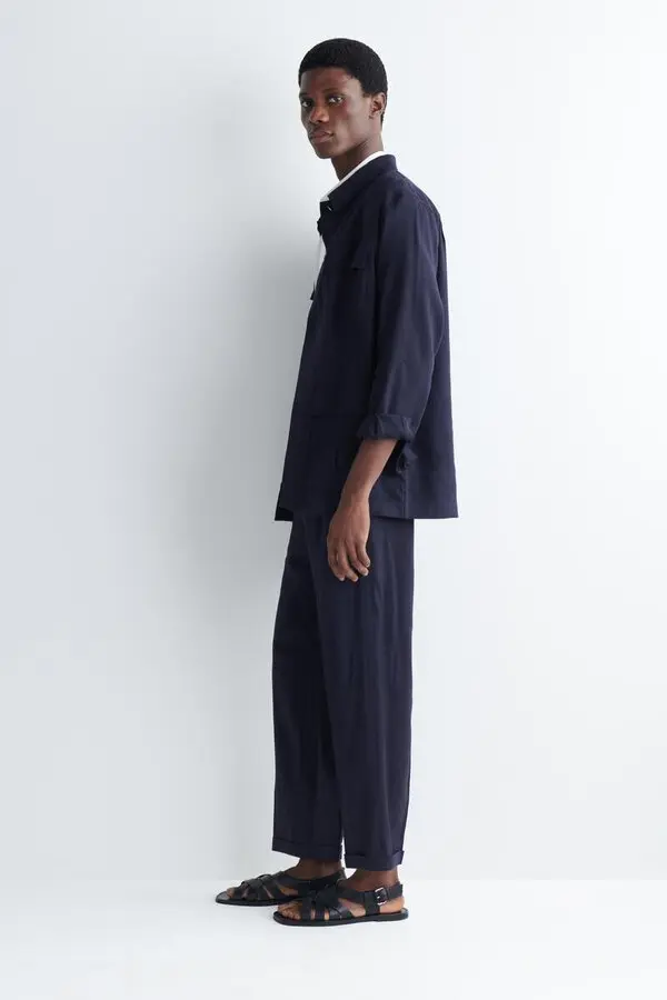 Cos Linen Regular-fit Straight-leg Pants