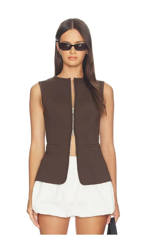 ALIGNE Miguel Zip Ponte Top