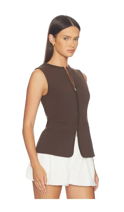 ALIGNE Miguel Zip Ponte Top