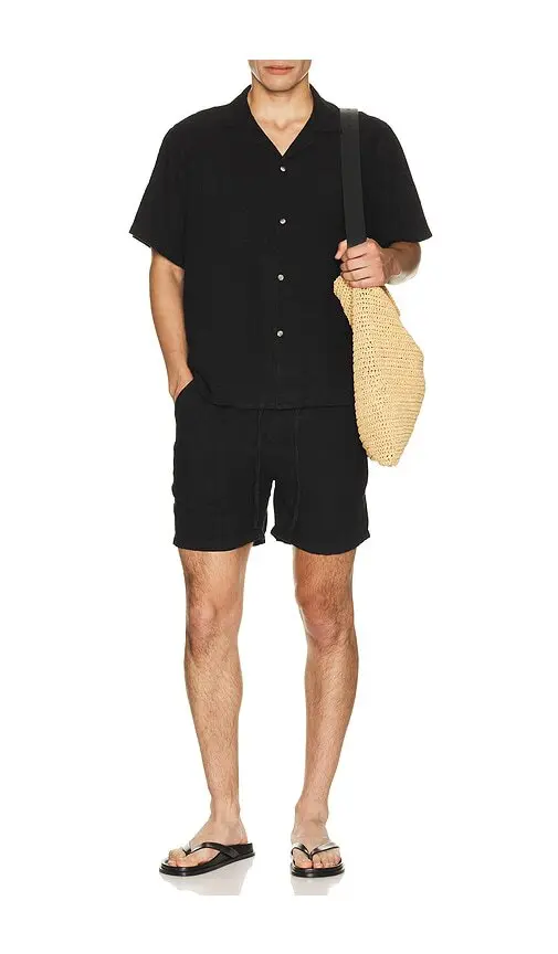 BATHER Linen Leisure Shorts
