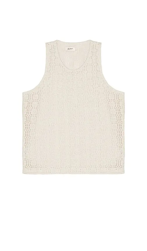 BATHER Lattice Tank Top