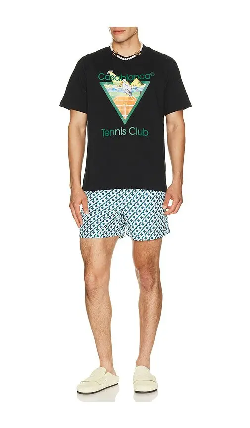 Casablanca Classic T-shirt In . Also - Black