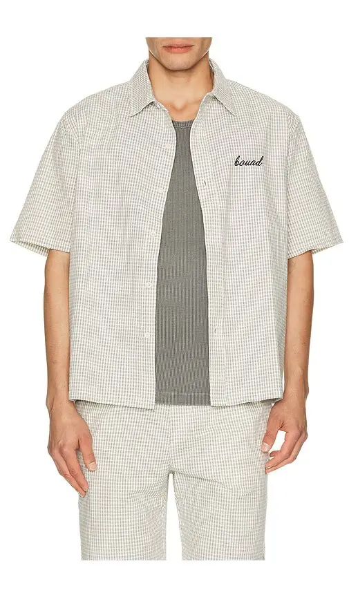 BOUND Gingham Cropped Shirt In . Also