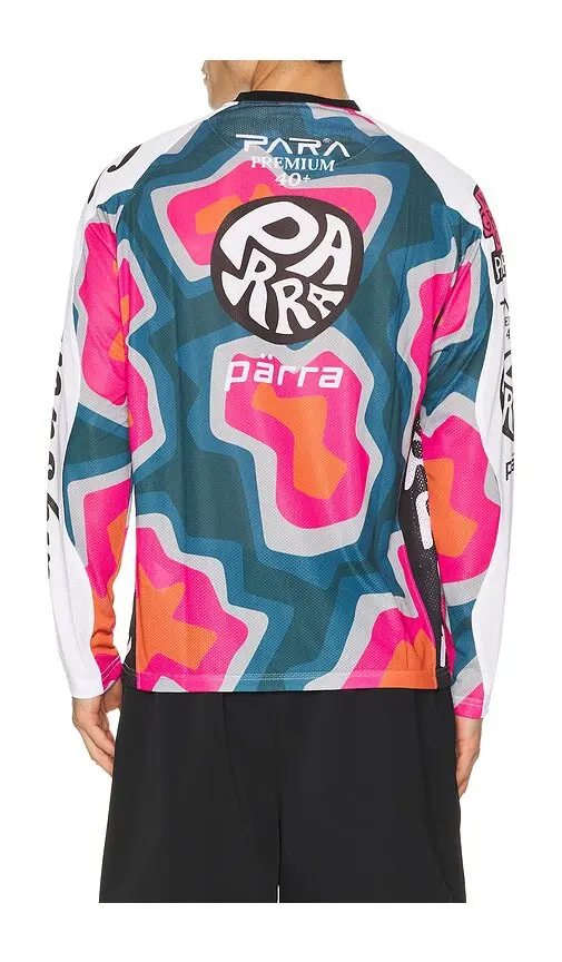 PARRA Graphic Print Long Sleeve Jersey