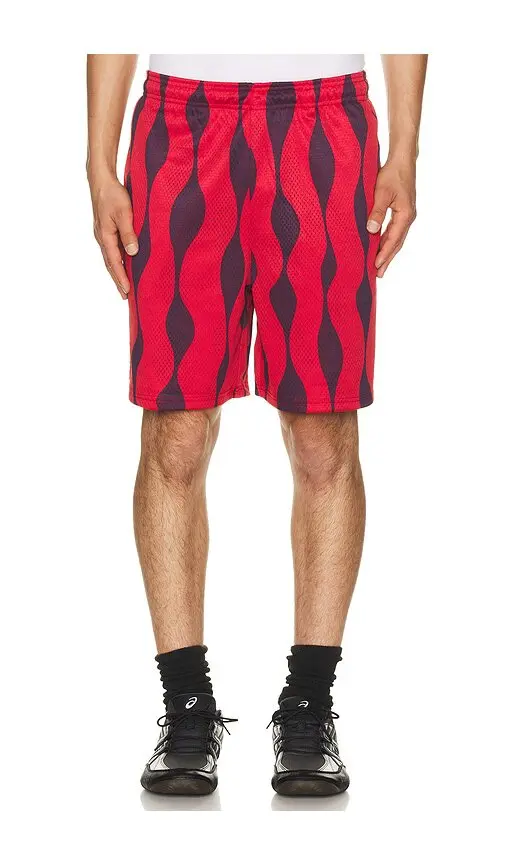 PARRA Waved Mesh Shorts