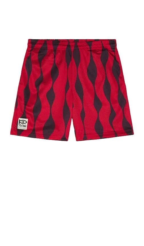 PARRA Waved Mesh Shorts