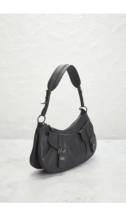 FWRD RENEW Dior Leather Hardcore Pochette Shoulder Bag