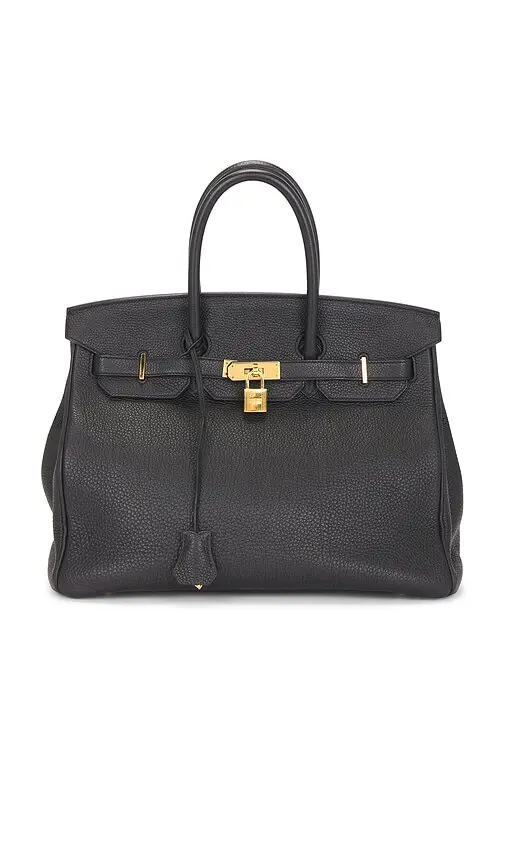 FWRD RENEW Hermes Togo Birkin 35 Handbag - Black
