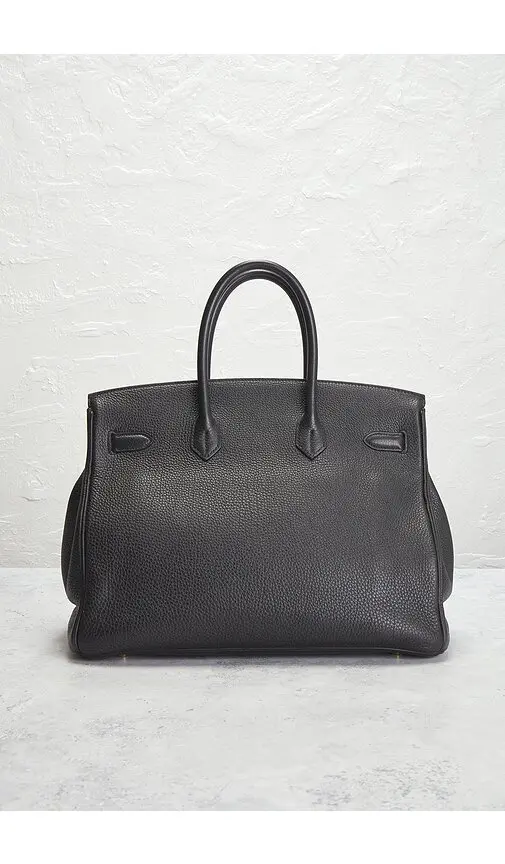 FWRD RENEW Hermes Togo Birkin 35 Handbag - Black