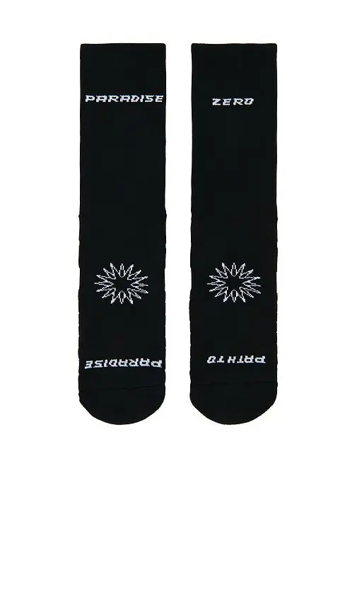 PARADISE ZERO Ribbed Crew Socks
