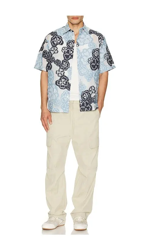 Nn07 Freddy Short Sleeve Shirt 50075 In . Also - Blue