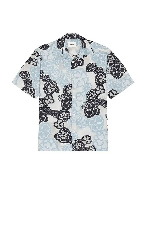 Nn07 Freddy Short Sleeve Shirt 50075 In . Also - Blue