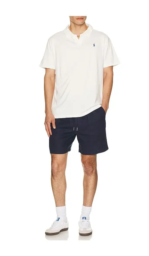 Nn07 Gregor Linen Shorts - Blue