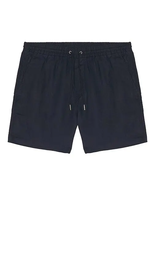 Nn07 Gregor Linen Shorts - Blue