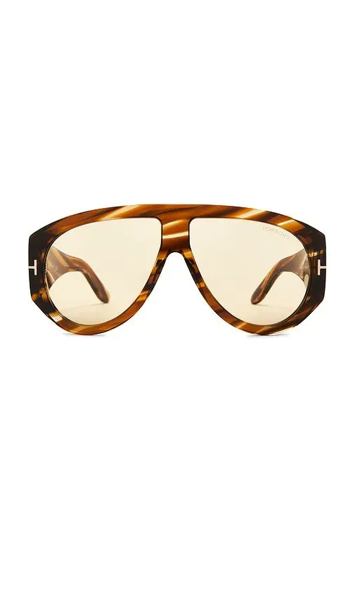TOM FORD Bronson Acetate Sunglasses - Brown