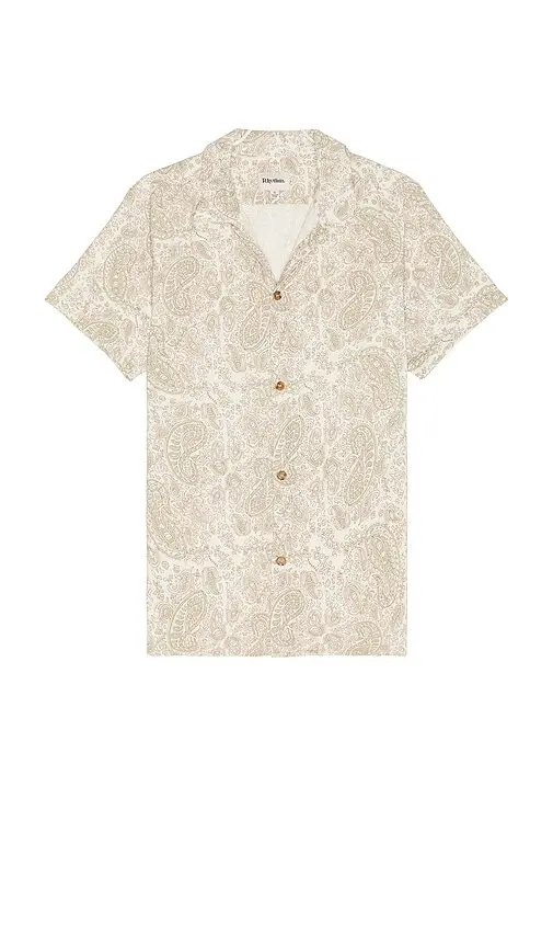 RHYTHM Tally Paisley Shirt In . Also - White
