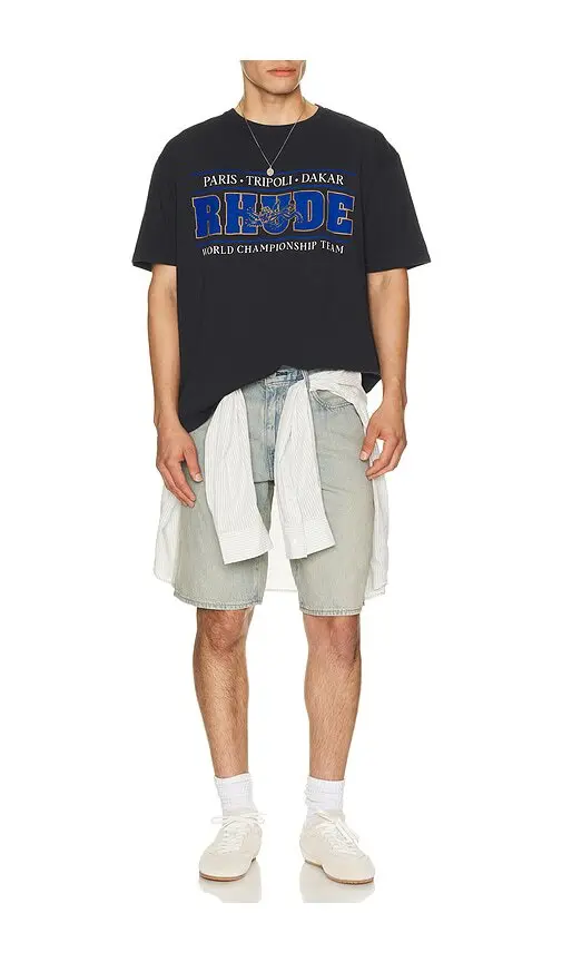 Rhude Chrono Tee In . Also