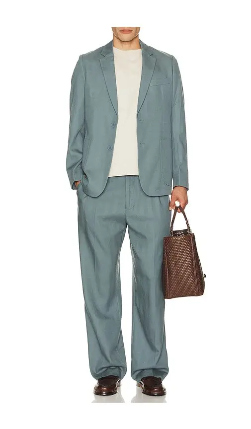 PERCIVAL Lyocell Regular Blazer In . Also