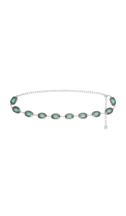LOVERS AND FRIENDS Lucia Belt - Metallic Silver