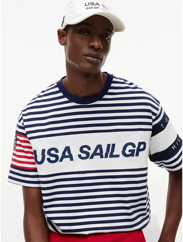 Tommy Hilfiger Tommy X Us Sailgp Team Striped T-shirt