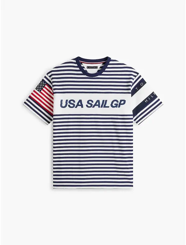 Tommy Hilfiger Tommy X Us Sailgp Team Striped T-shirt