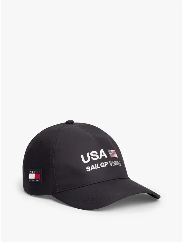 Tommy Hilfiger X U.s. Sailgp Team Ripstop Baseball Cap - Black