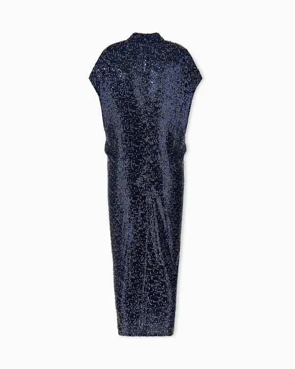 Giorgio Armani Embroidered Sequin Gown