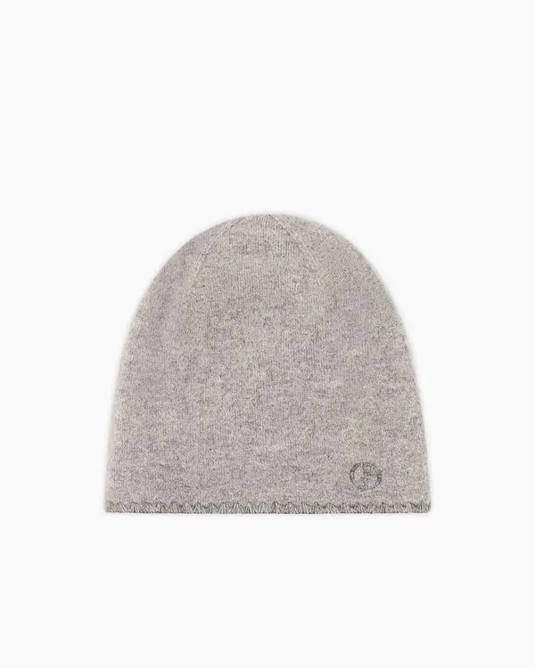 Giorgio Armani Cashmere Beanie Hat - Beige