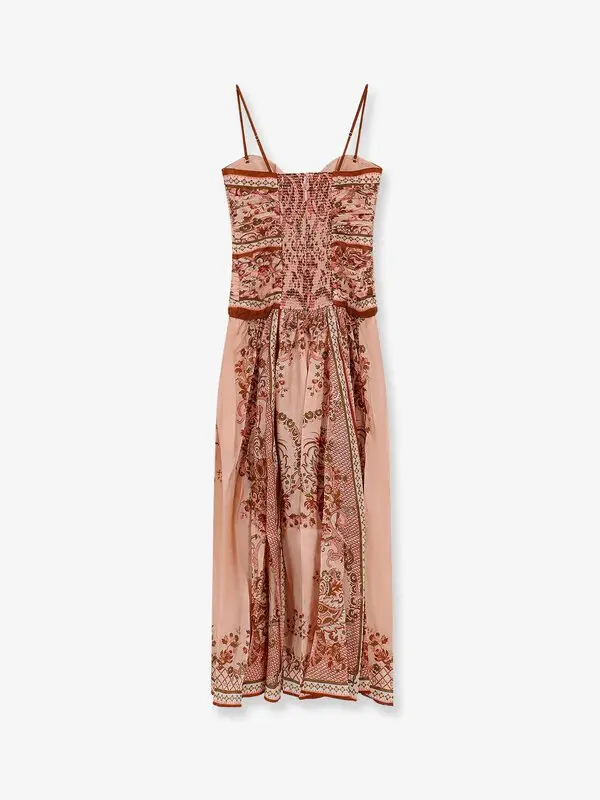 Zimmermann Aster Scarf Silk Dress