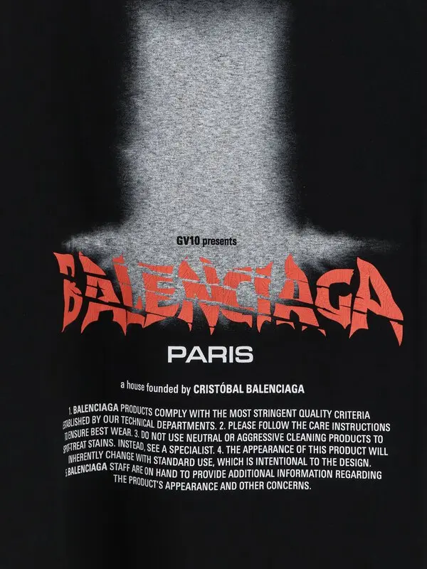 Balenciaga The Door Cotton Tshirt