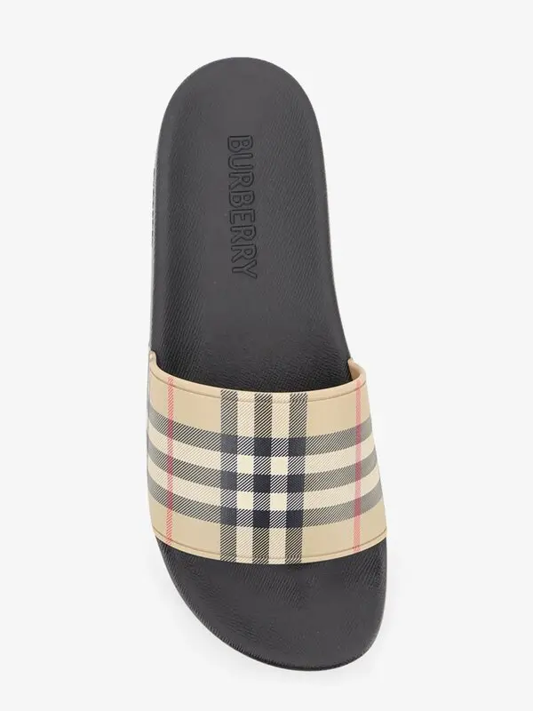 Burberry Sandals With Check Pattern