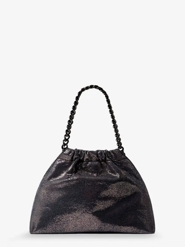 Stella McCartney Falabella Eco Shiny Dotted Chamois Fabric Shoulder Bag
