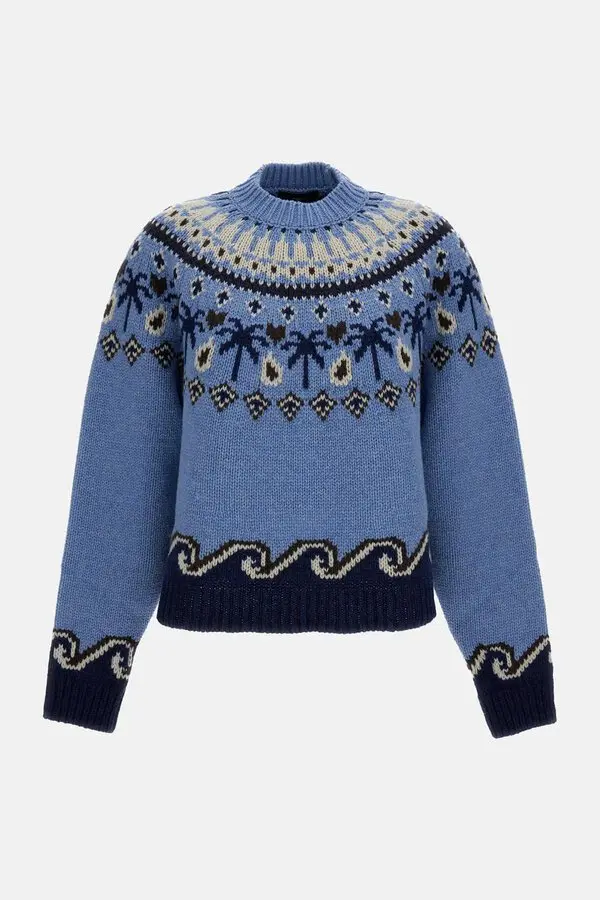Alanui Maglia Sweet Winter - Azzurro