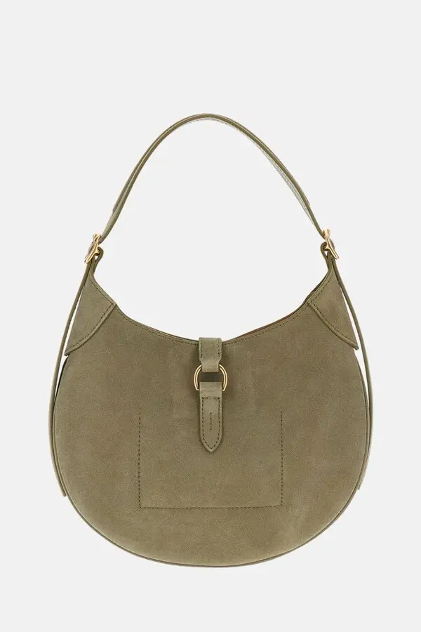 Polo Ralph Lauren Suede Shoulder Bag - Verde
