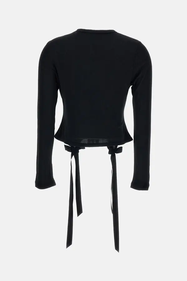 Simone Rocha Long-sleeve T-shirt With Bow Detail