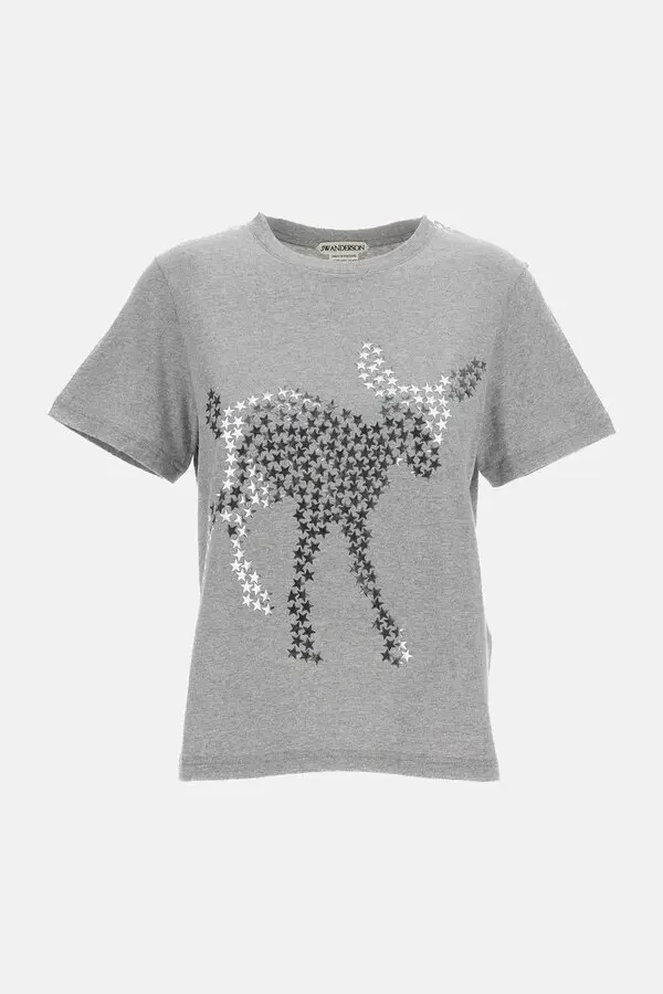JW Anderson Animal Stars T-shirt - Grey
