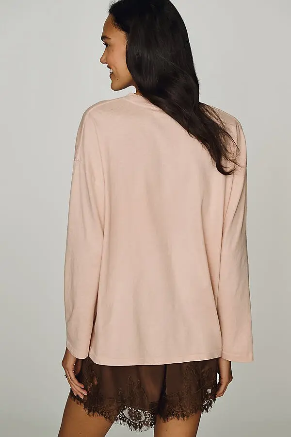 ANINE BING Long Sleeve Melrose T-shirt