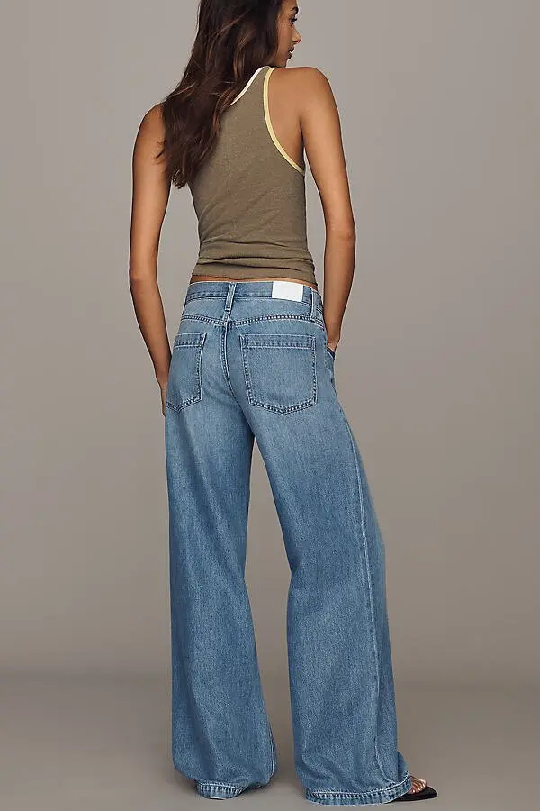 PISTOLA Jadyn High-rise Wide-leg Drawstring Jeans - Expanse