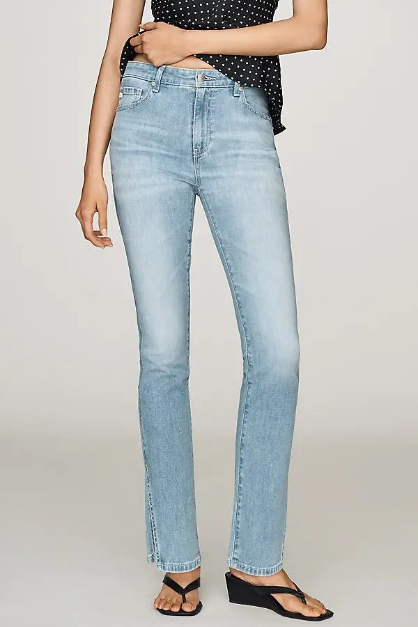 Ag Mari Mid-rise Straight-leg Jeans